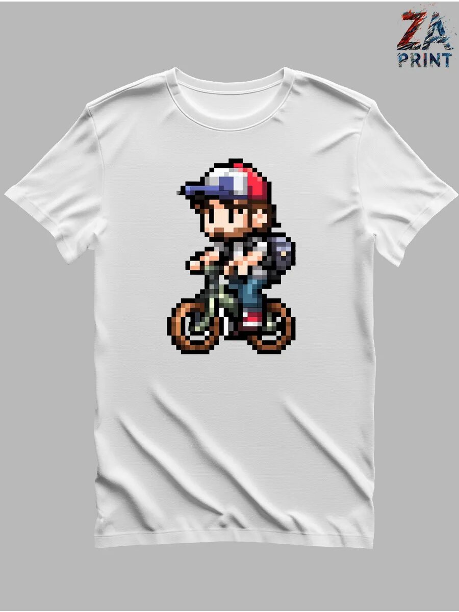 Футболка 8 бит принт велик