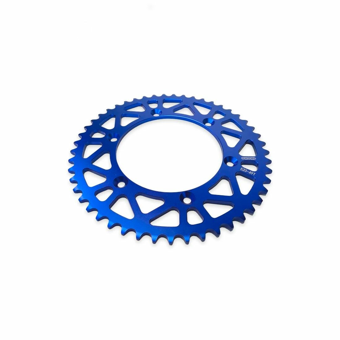 Звезда ведомая алюминиевая 49-520 SHERCO SE(F) 14-24, синяя.