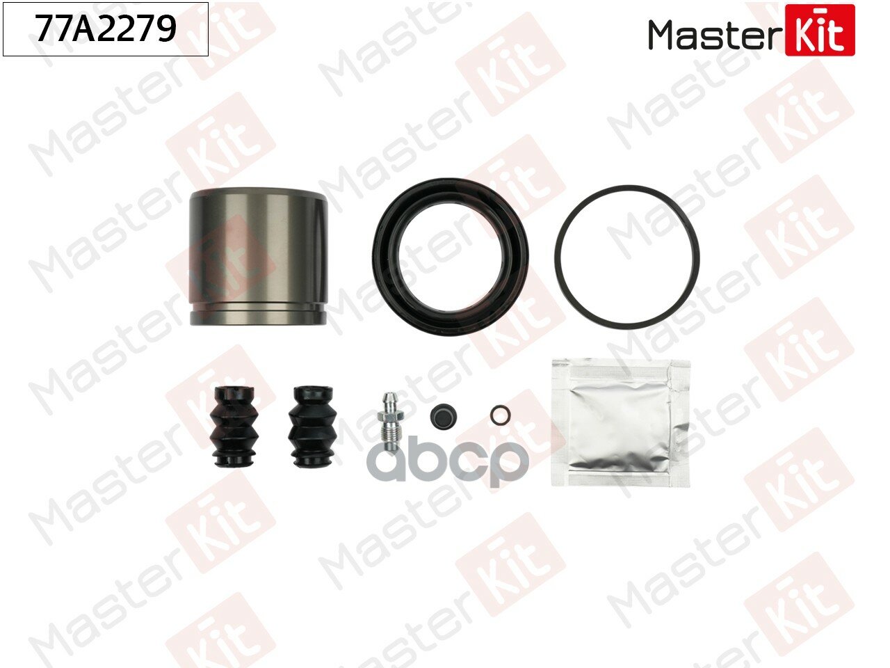77A2279 Ремкомплект тормозного суппорта+поршень Mercedes-Benz E-CLASS (W211) 2002 - 2009 MasterKit арт. 77a2279