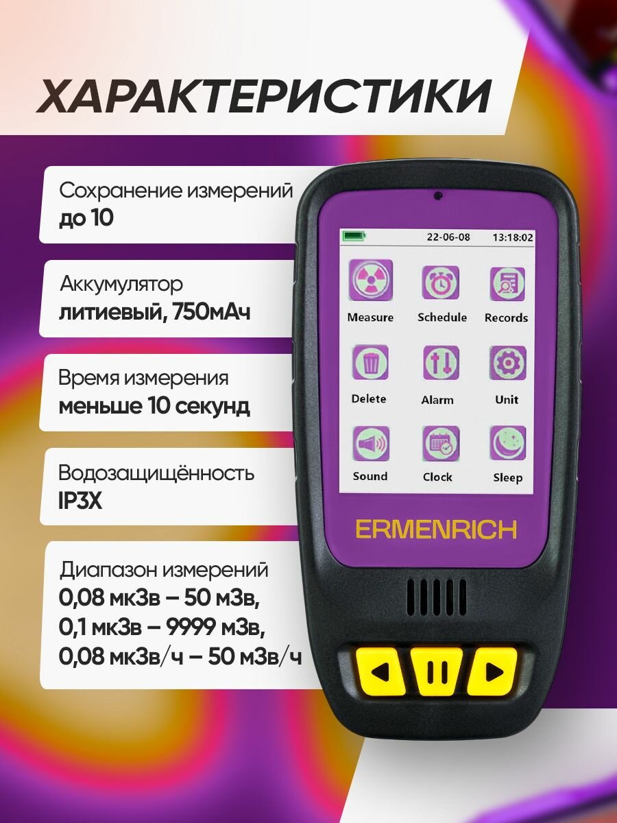 Дозиметр Ermenrich Ping RD40 — фото 1