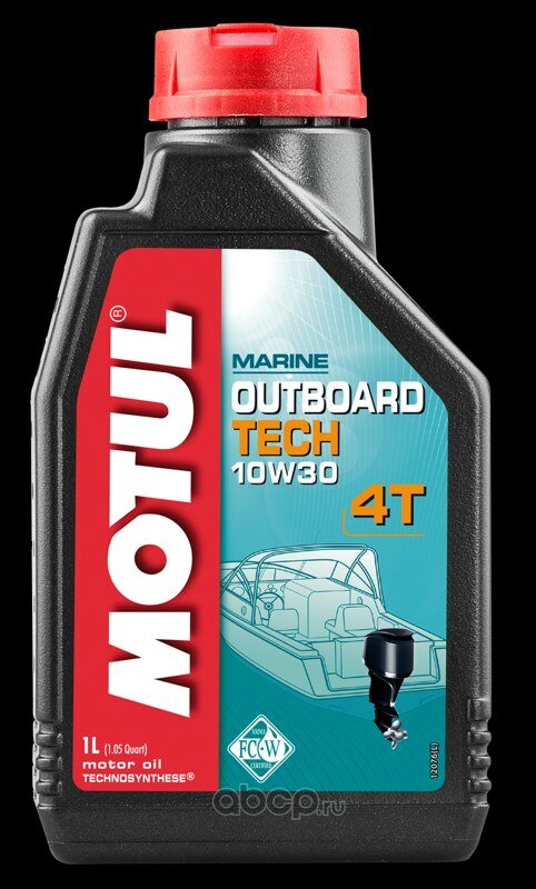 Масло моторное 4T Motul Outboard Tech 4T 10W30 1 л 106453