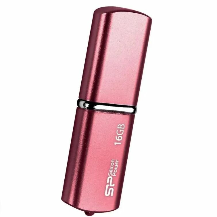 Память USB Flash 16 ГБ SILICON POWER LuxMini 720 (SP016GBUF2720V1H) - USB 2.0, USB Type-A, вид закрывания - Колпачок, Металл