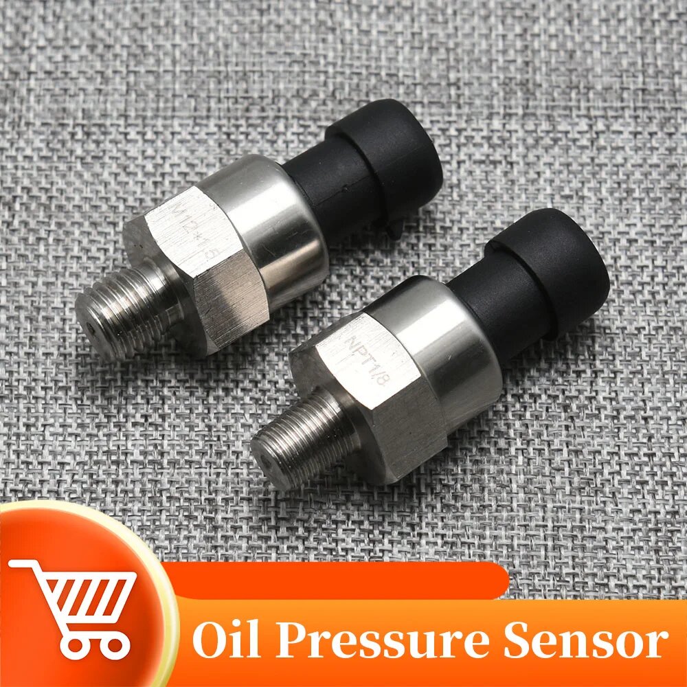 Датчик давления масла, Универсальный Автомобильный датчик давления топлива 1/8NPT 1/4NPT M12 M14 M16 M18 для грузовых автомобилей 12 В/24 В, NPT 1-8