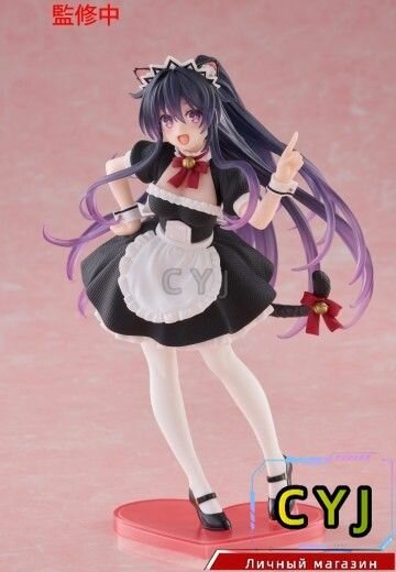 TAiTO Аниме фигура/DATE A BULLET Coreful Figure Yatogami Tohka Cat Ear Maid/CYJ