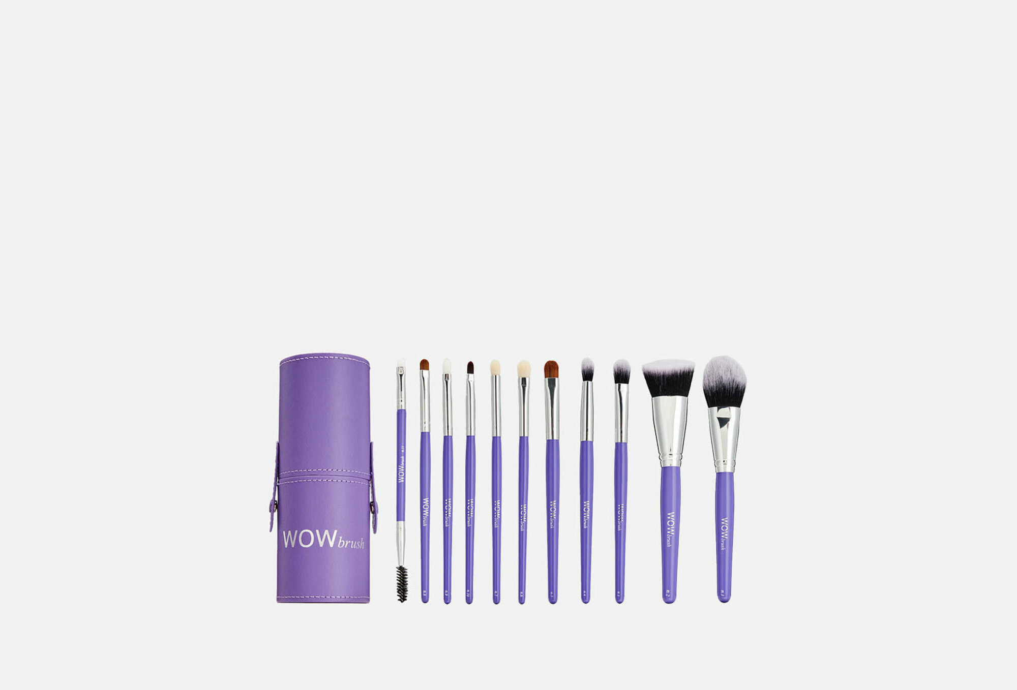 Набор кистей для макияжа WOW BRUSH Purple