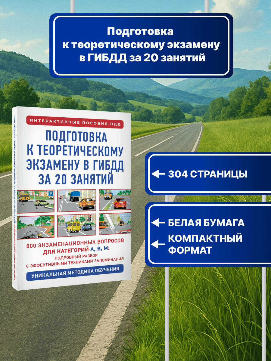 Подготовка к теоретическому экзамену в ГИБДД за 20 занятий. Уникальная методика обучения Петр Дальнев