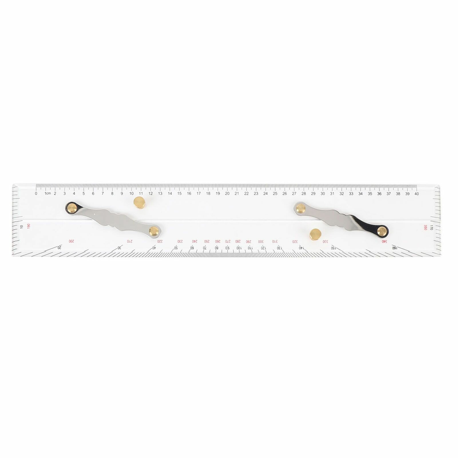 450-миллиметровая морская навигационная параллельная линейка из акрила высокой прозрачности для построения морских карт и построения курса