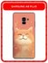 Чехол на Samsung Galaxy A8 + / Самсунг Галакси А8 Плюс 2018 с принтом "Довольный...