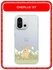 Чехол на OnePlus 13T / Ван Плас 13Т с принтом "Кролик в поле", прозрачный