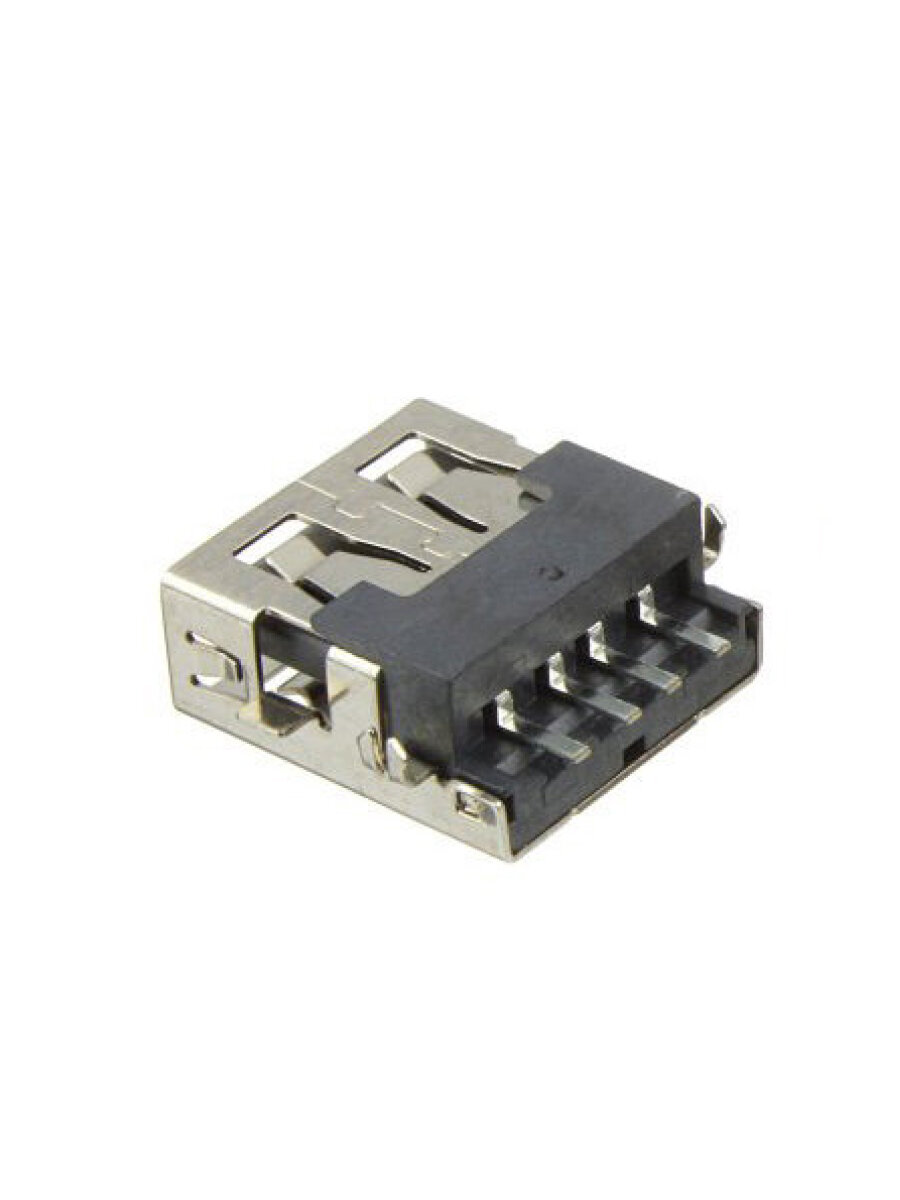 Разъем USB(G) тип А, версия 2.0, прямой 6*13*14