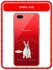 Чехол на Oppo A3s / Oppo A3s с принтом "Heal the rabbit", прозрачный