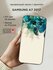 Чехол на Samsung Galaxy A7 2017 / Самсунг Галакси А7 2017 с принтом Перья голубо...