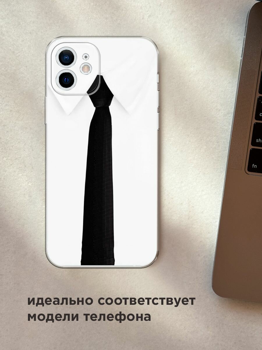 Чехол на Apple iPhone 12 mini / Айфон 12 Мини с принтом "Галстук" — фото 1