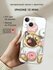 Чехол на Apple iPhone 13 mini / Айфон 13 мини с принтом "Счастливый мопс"