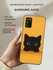 Чехол на Samsung Galaxy A02s / Самсунг Галакси A02s с принтом "Контрастный котик...