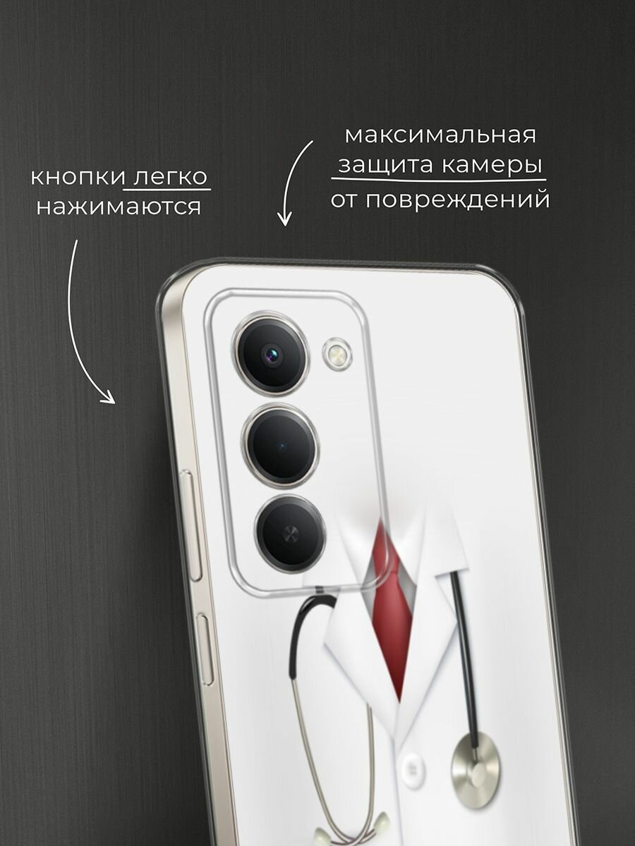 Чехол на Xiaomi Redmi 15 / Сяоми Редми 15 с принтом "Халат врача" — фото 1