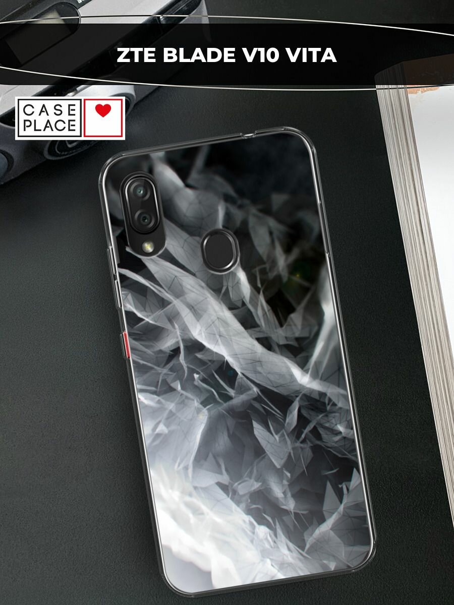 Чехол на ZTE Blade V10 Vita / ЗТЕ Блейд V10 Вита с принтом "Абстракция 9"