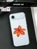 Чехол на Apple iPhone Air / Айфон Айр с принтом "Оранжевый цветок", прозрачный