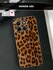 Силиконовый чехол на Honor X6c / Хонор X6c с принтом "Мех леопарда"