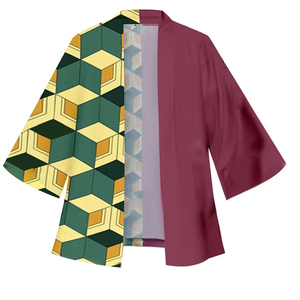 Косплей хаори Танджиро Камадо MOWALIZADA М, 004