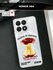 Чехол на Honor X8A / Хонор X8A с принтом "Съеденное яблоко 2", прозрачный