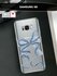 Чехол на Samsung Galaxy S8 / Самсунг Галакси С8 с принтом "Полосатый голубой бан...