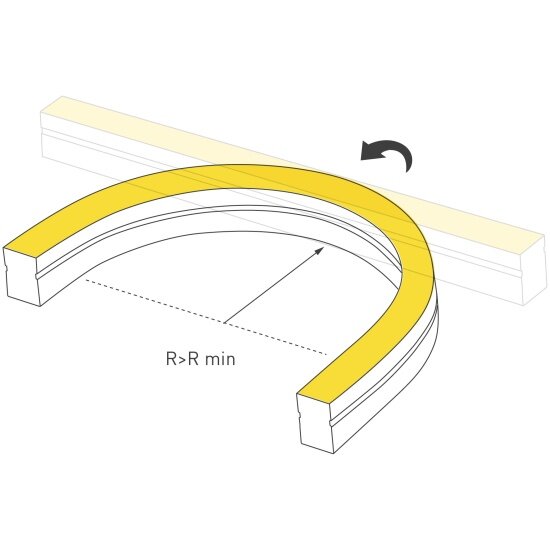 Лента герметичная Arlight MOONLIGHT-SIDE-B84-12x17mm 24V RGB (12 W/m, IP67, 0,5m, wire x1) (, Образец)