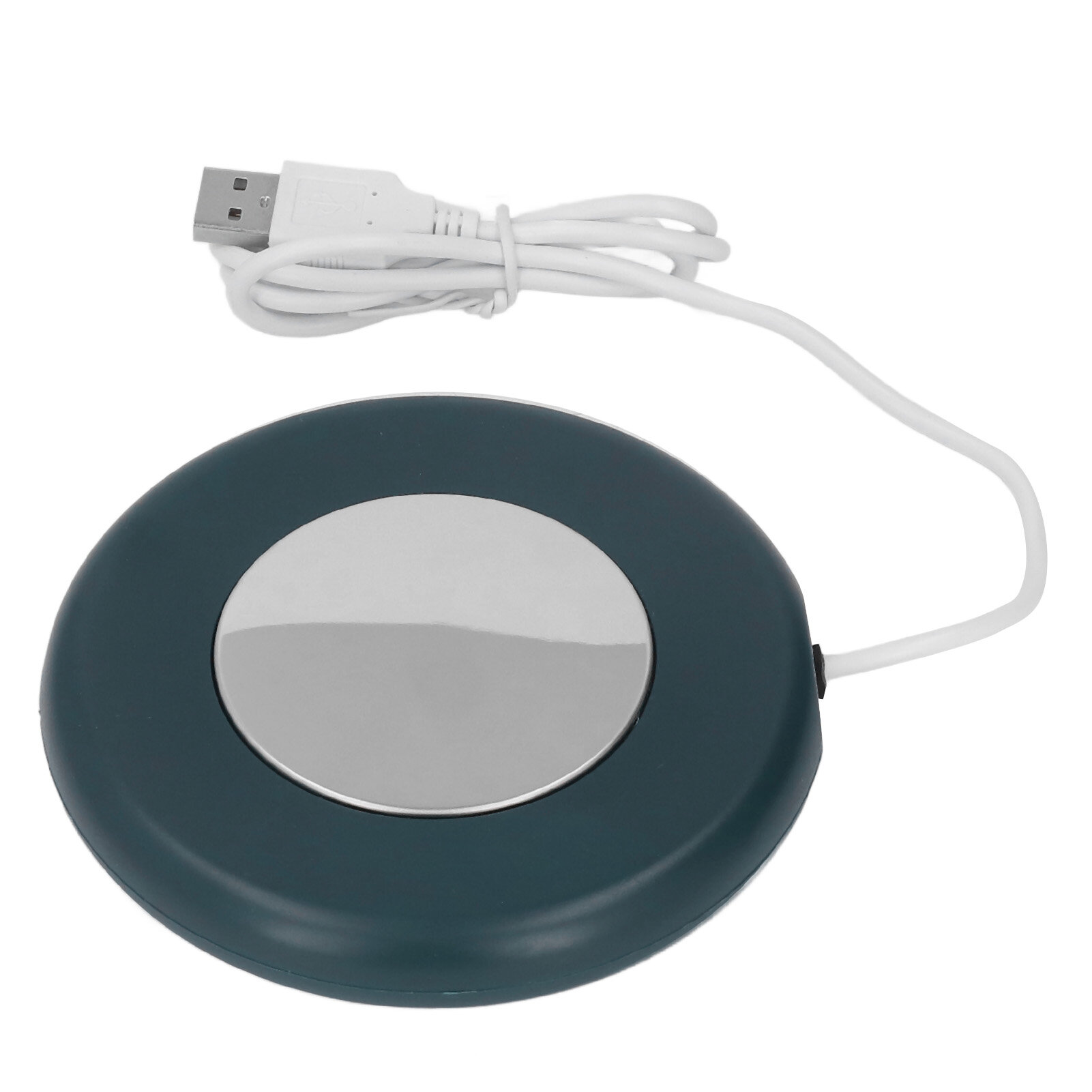 Подогреватель кофейной кружки, 10 Вт, 5 В постоянного тока, грелка для кружки, USB 55 °C, постоянная температура, энергосбережение, мощность, подогреватель чая для офиса, зеленый