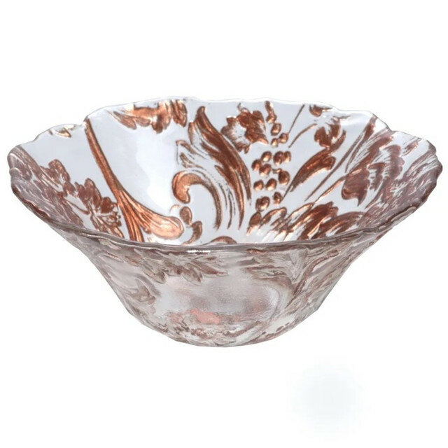 AKCAM Версаль салатник 15 см из стекла 0,25 л прозрачная посуда для сервировки