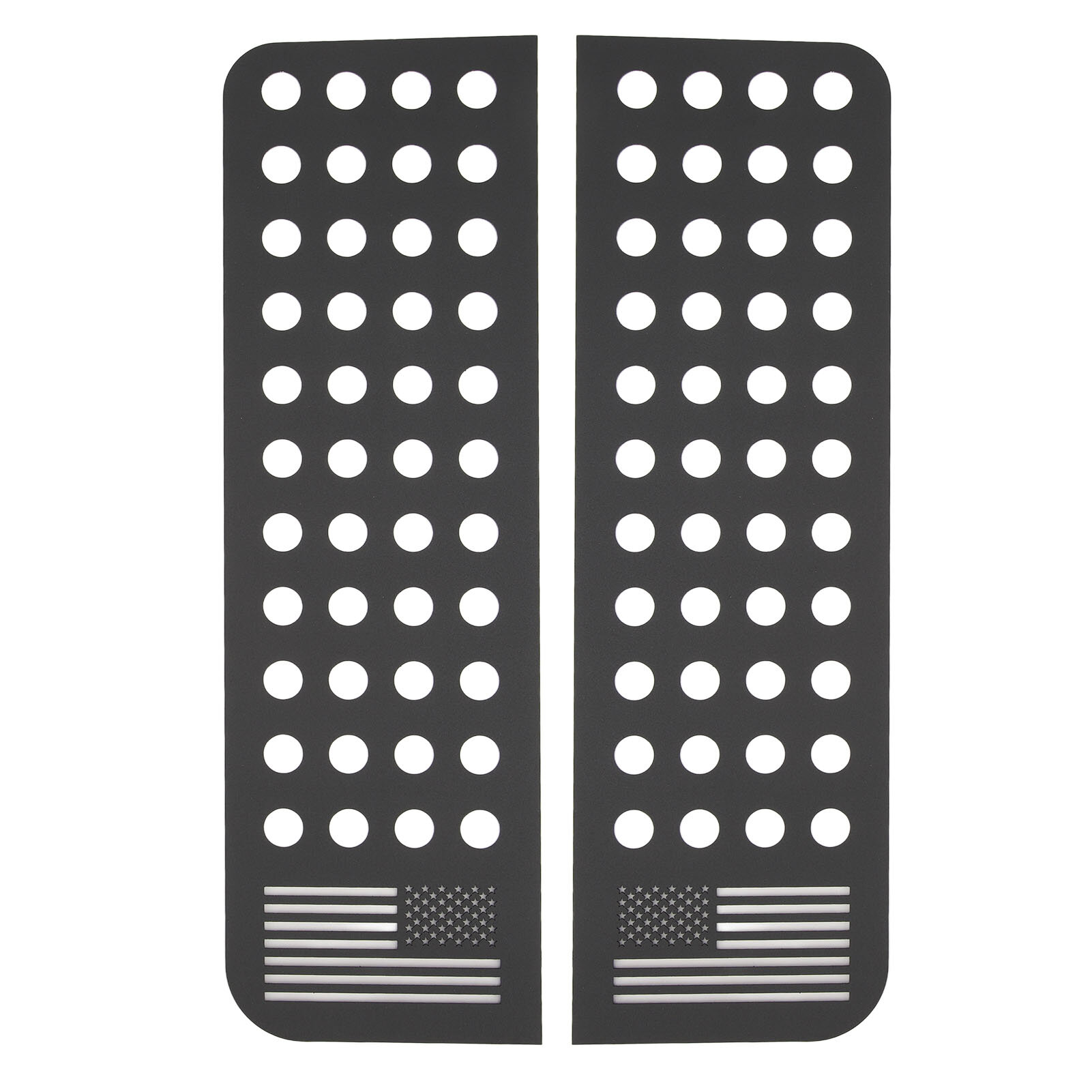 Накладки на окна алюминий для Wrangler JK 2007-2018 тип B