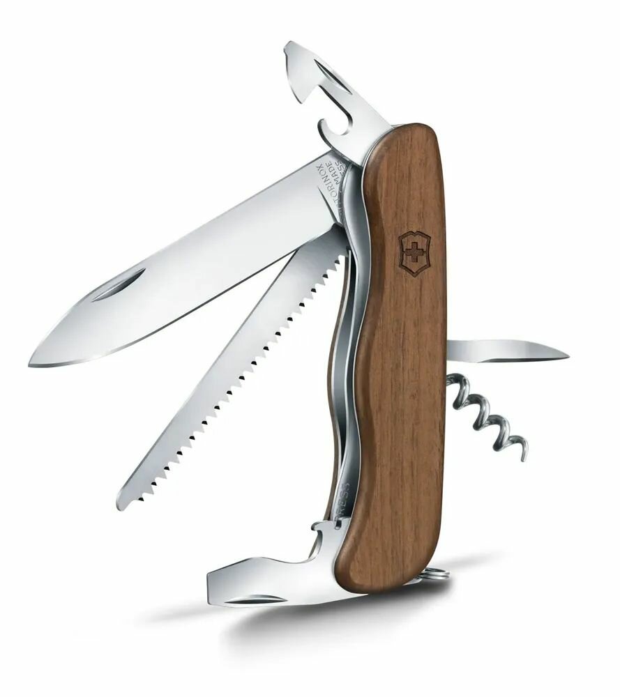 Мультитул Victorinox "Forester", многофункциональный, дерево, коричневый