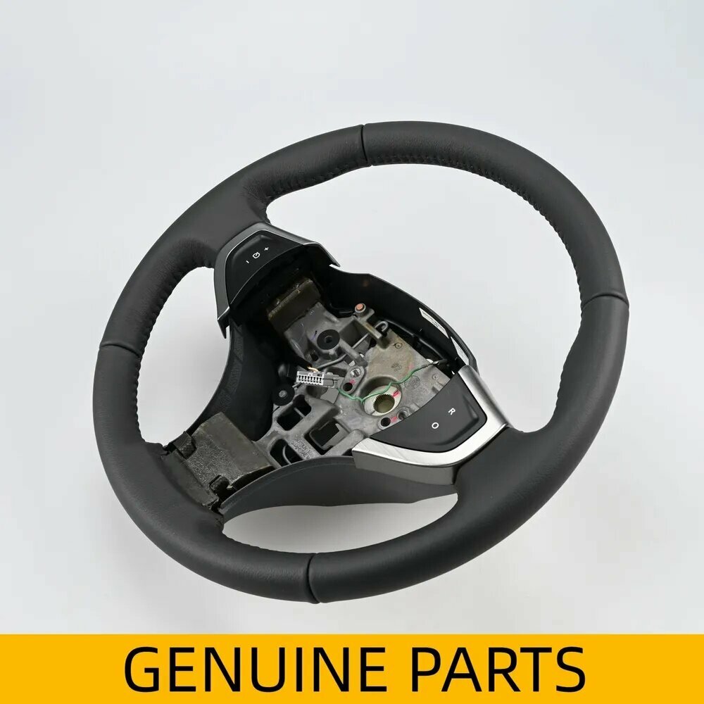 Руль черный кожаный Renault Koleos 1-го поколения QM5 985108314R оригинальный, новый