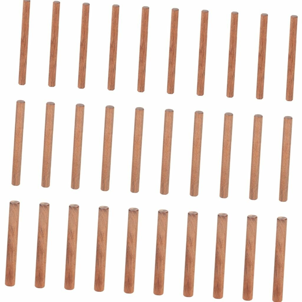 Деревянные шканты с пазами