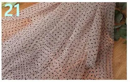 Кружевная сетка в горошек 160см C21