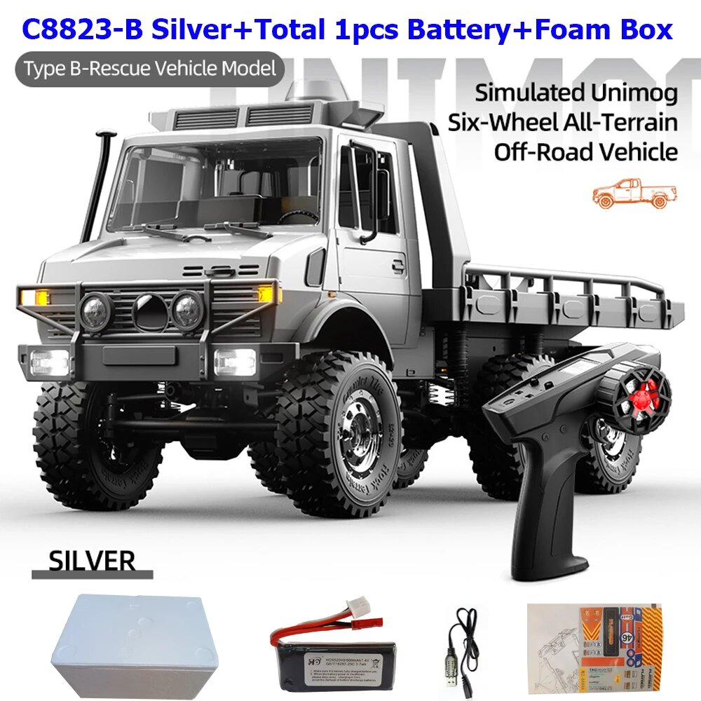 JJRC C8823 RC Грузовик 1/18 C8823 B Silver 1B