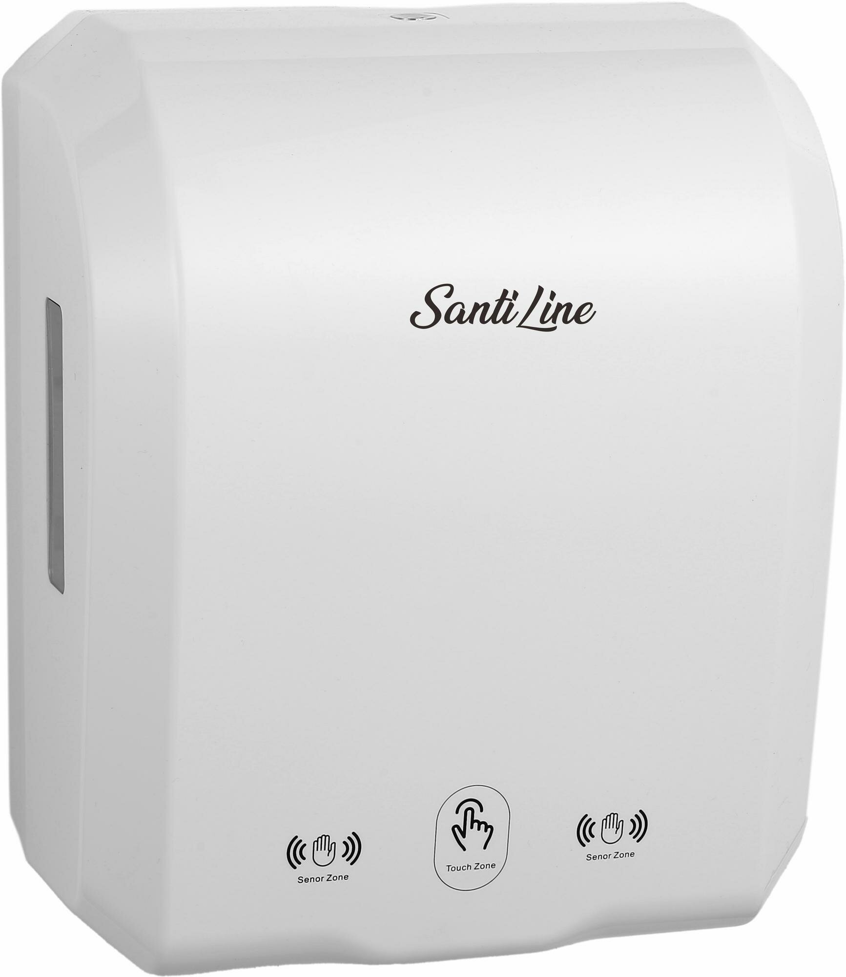 Диспенсер для бумажных полотенец SantiLine SL-8010 цвет Белый глянцевый