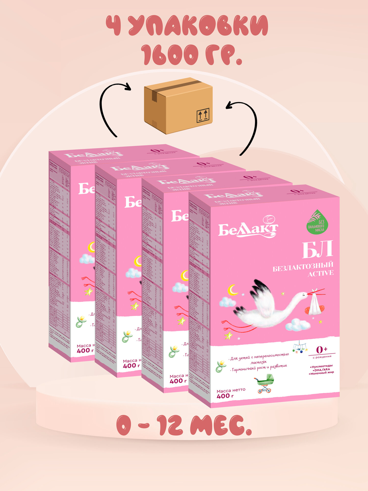 Смесь сухая молочная безлактозная беллакт БЛ