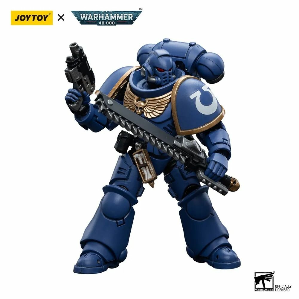 Набор солдатиков JOYTOY "Ultramarines", пластик, статичные, для детей от 18 лет — фото 1