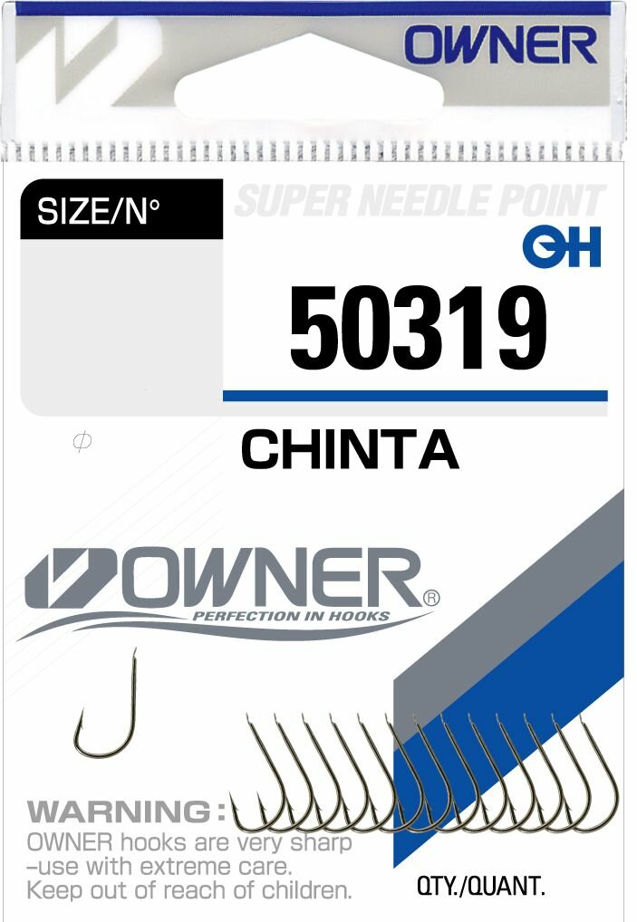 OWNER Крючок Chinta oxidized gold №9 13шт