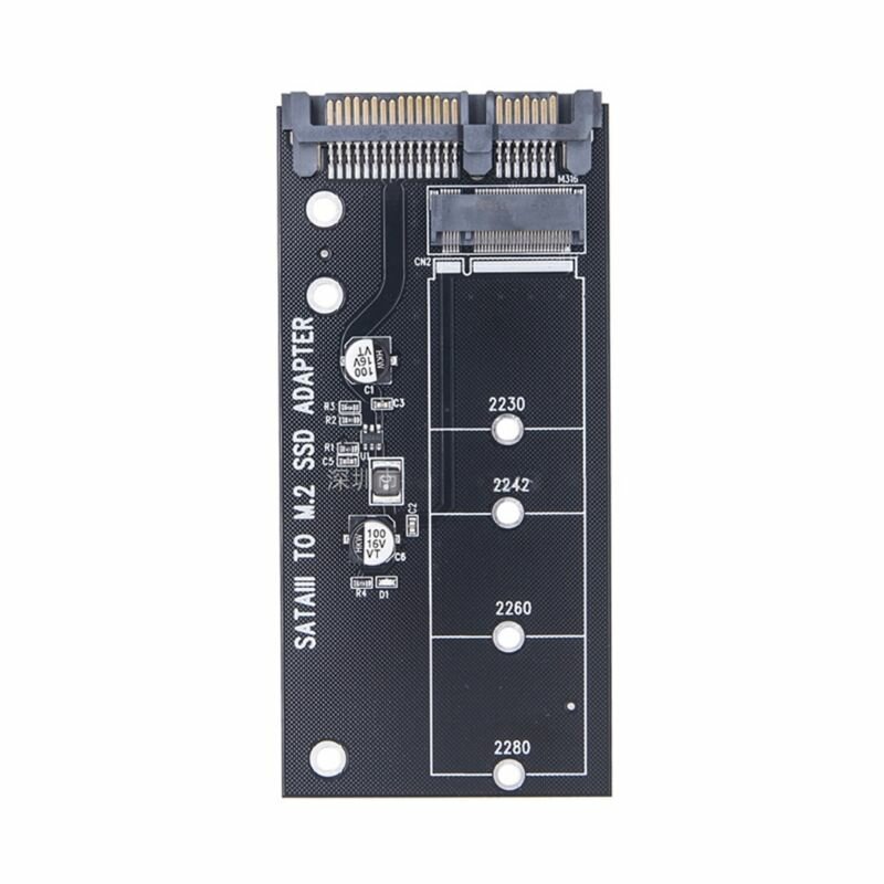 M.2 Твердотельных накопителя SSD к плате адаптера sata3.0-черный