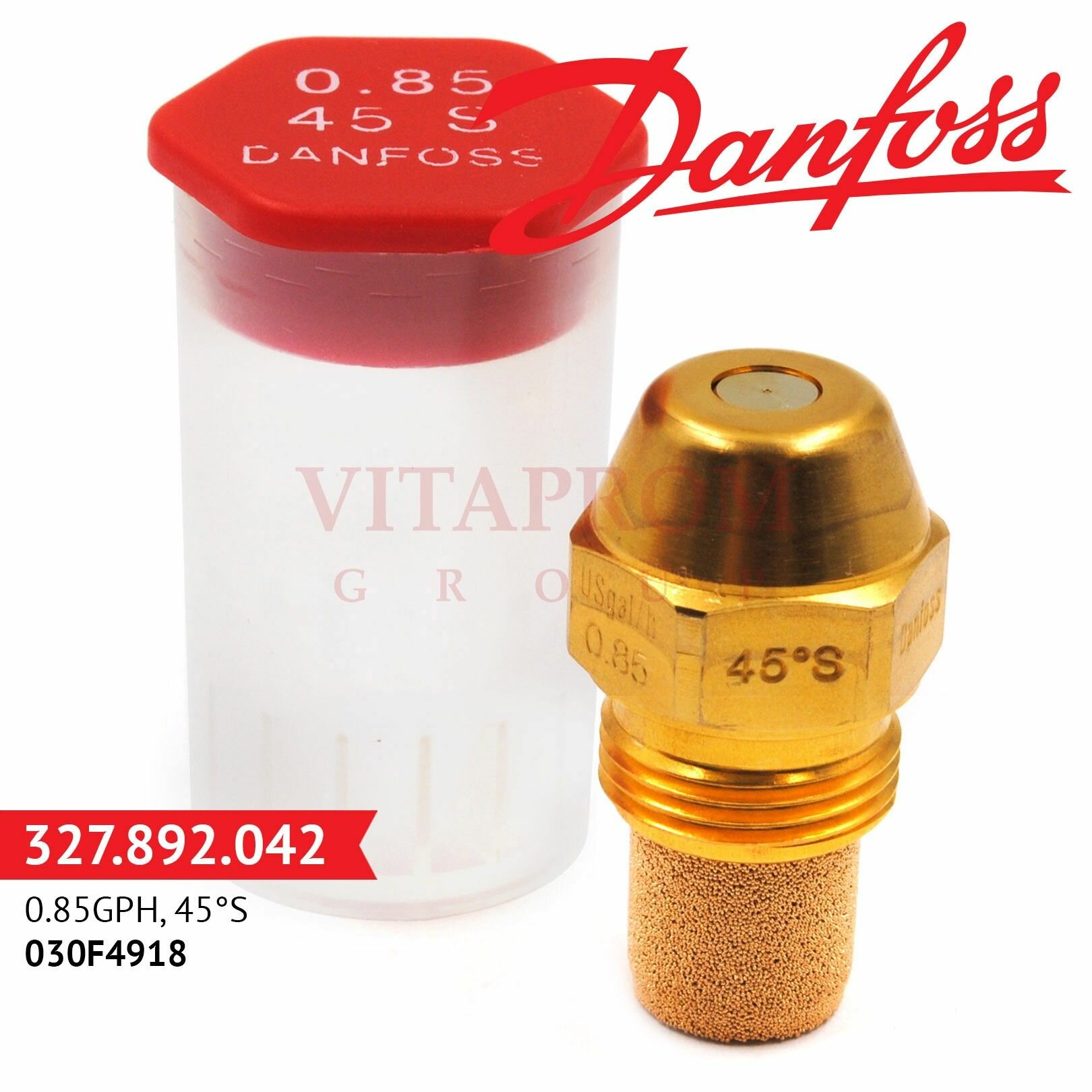 Форсунка Danfoss 0.85GPH, 45S, 030F4918