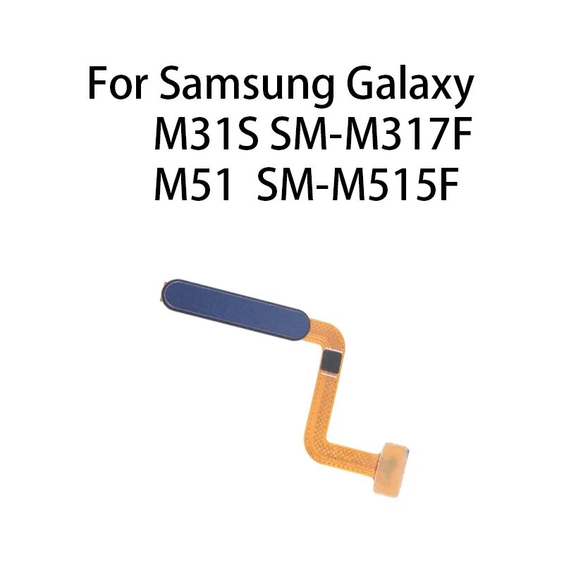 Главная Кнопка Датчик отпечатков пальцев гибкий кабель для Samsung Galaxy M31S/M51 SM-M317F