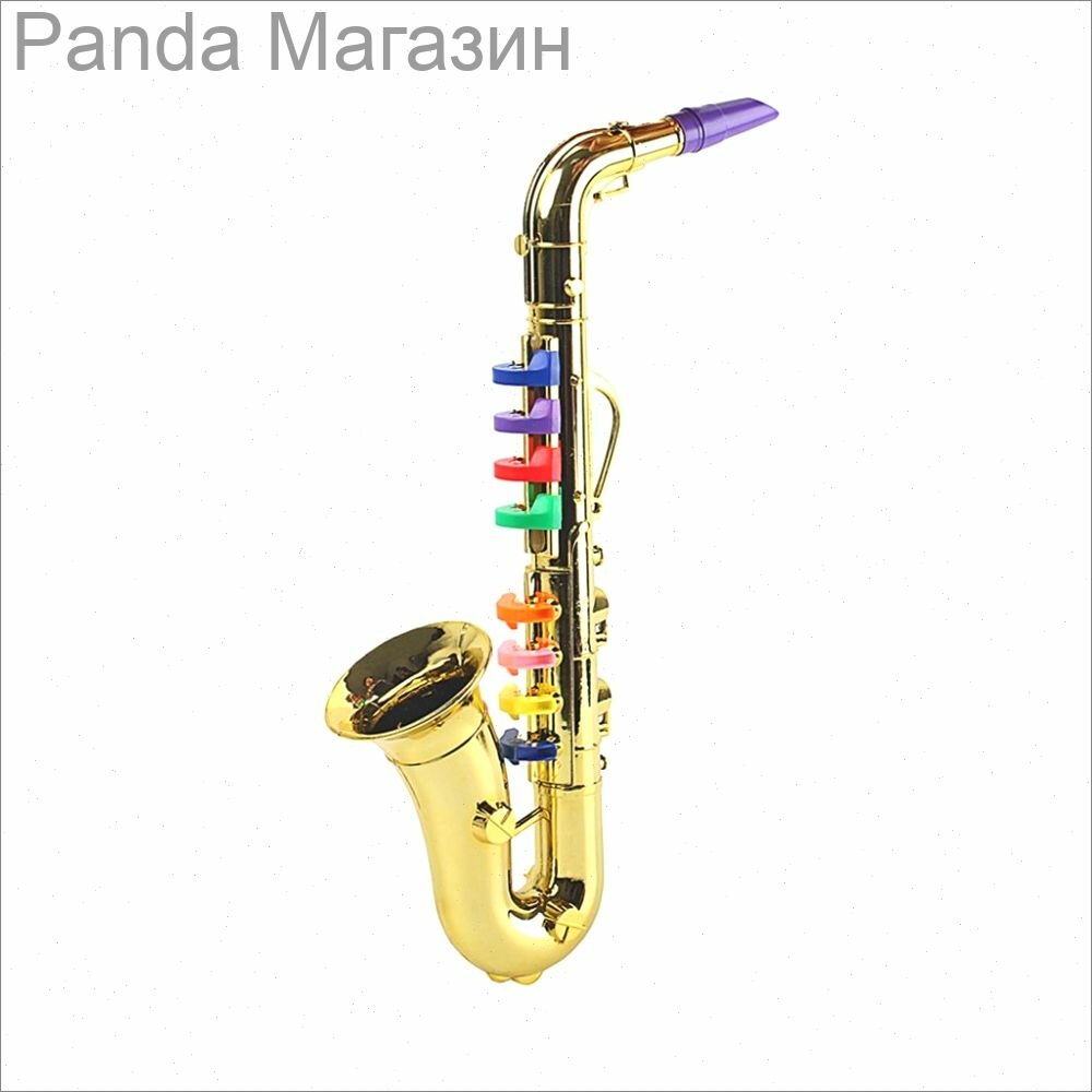 (1шт) Игрушечная саксофонная труба CZ02-Золото