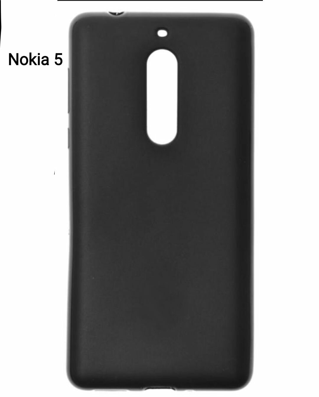 Nokia 5 чёрный матовый чехол для Нокия 5 бампер накладка