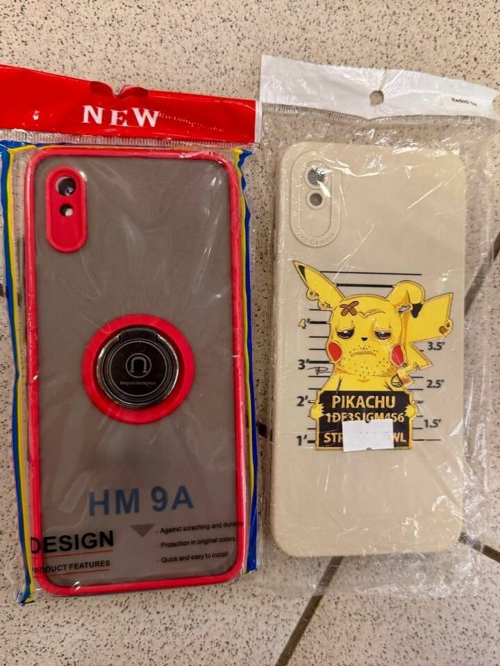 Чехол на Xiaomi Redmi 9A накладка на заднюю часть смартфона 2 штуки