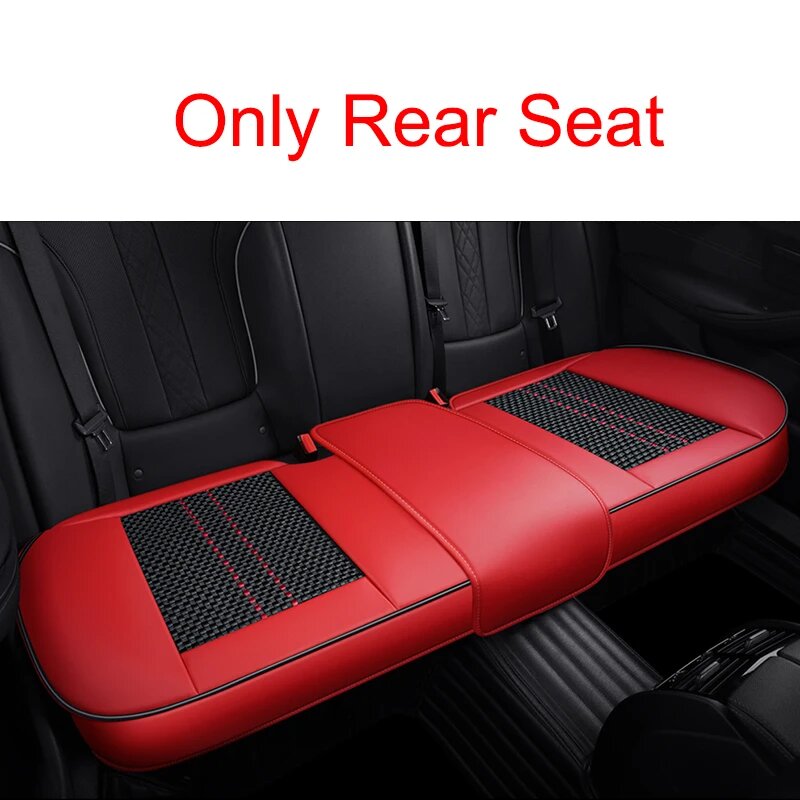 Универсальный стильный чехол на автомобильное сиденье из ледяного шелка, 3D подушка для KIA Sportage Ceed Rio Niro Stinger Optima Soul Forte Sorento, аксессуары Only Rear Seat