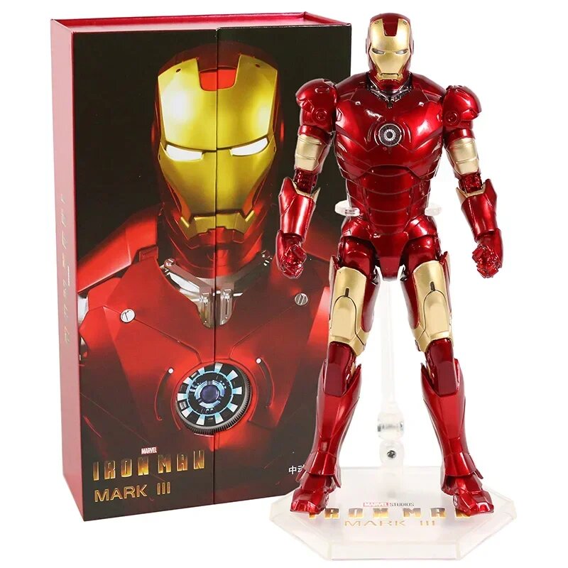 ZD Toys Железный Человек 3 MK 22 24 35 41 47 масштаб 1/10 фигурка, III(3), Унисекс