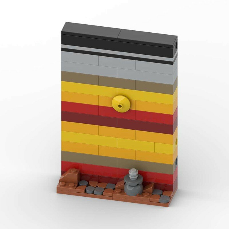 Креативная серия MOC совместима с детскими сборными игрушечными украшениями из строительных блоков LEGO «История космической эры восемь планет».