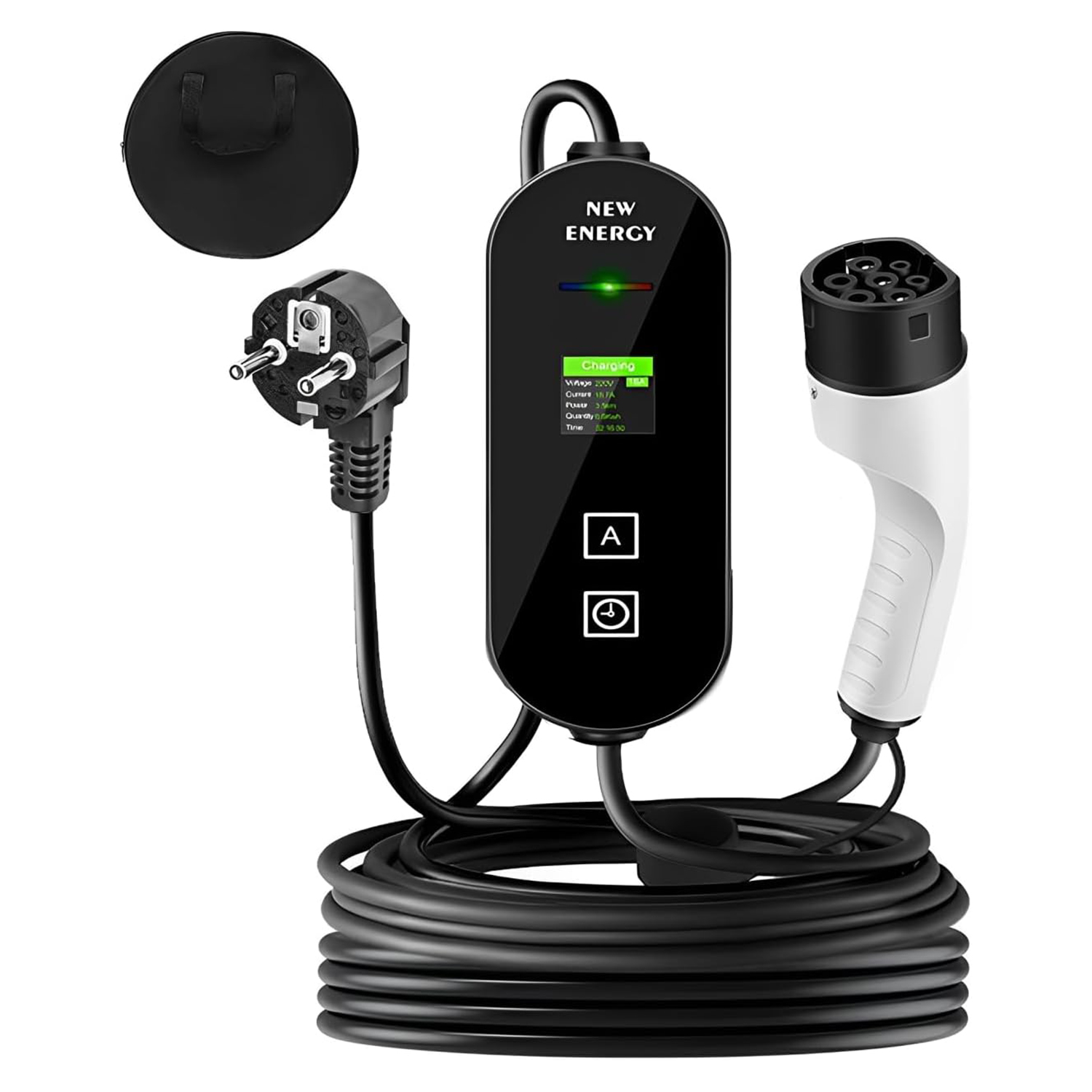 10 meter car charging cable type 2 portable charger electric car charger car charger 3.5KW EV charger type 2 reliable TYPE-2 EU plug