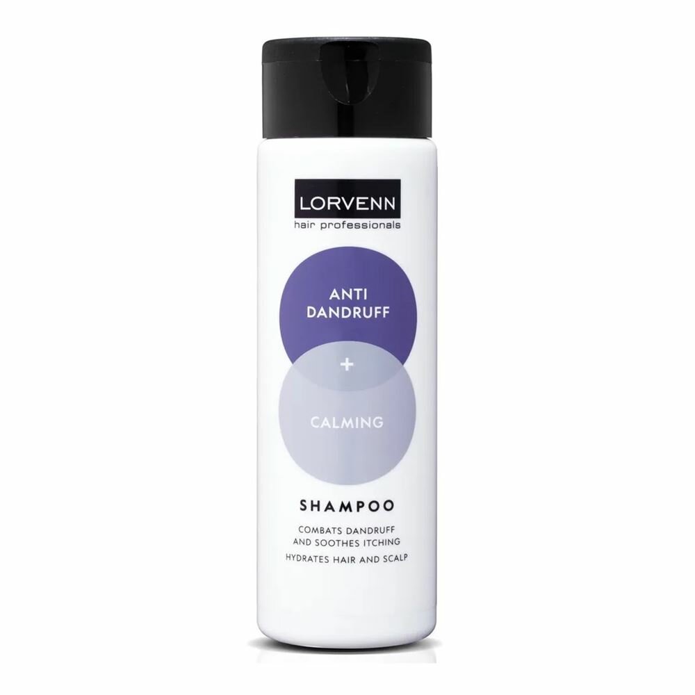 Шампунь Lorvenn Hair Professionals Anti-Hair Loss Anti Dandruff + Calming успокаивающий от перхоти, 200 мл